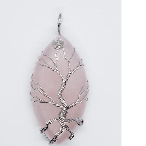 Rose Quartz Eye Pendant Wyrdos
